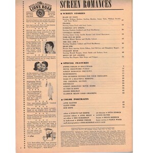 Screen Romances Magazine May 1947 Paulette Goddard From - Etsy