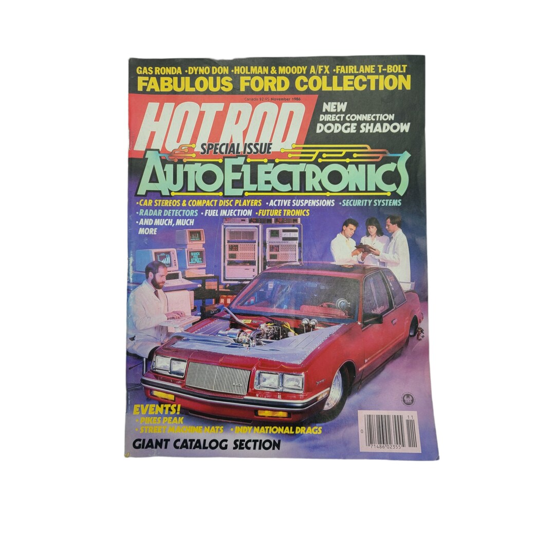 Hot Rod Magazine November 1986 Special Issue: Auto - Etsy
