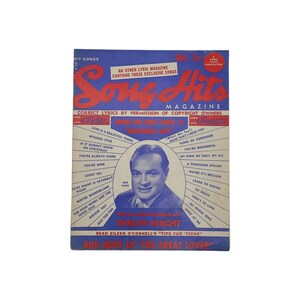 Song Hits Magazines - Lot of 8 Vintage Music Magazines, 1948-1972. Song ...