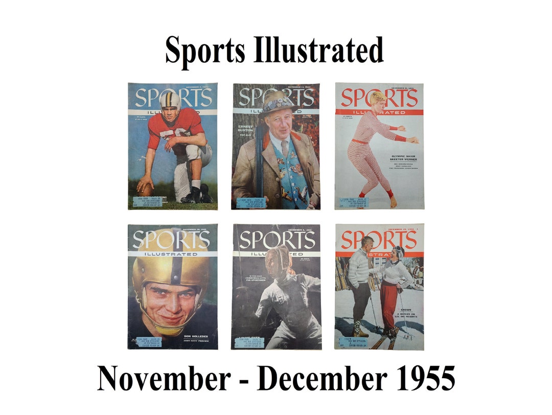 Sports Illustrated Magazines 1955 Nov-dec, Football, Maryland, Hunting ...