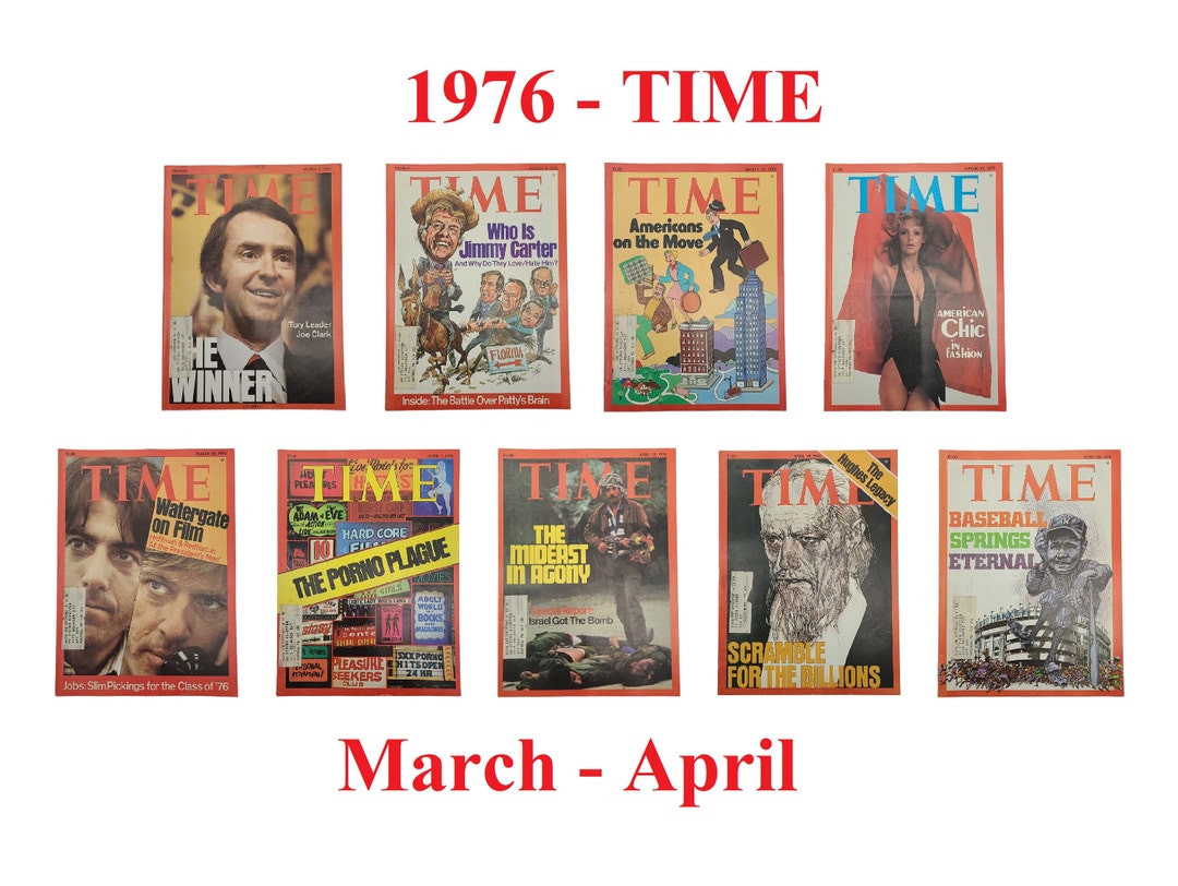 Choice of TIME Magazine – 1976 Mar-apr, Joe Clark, Jimmy Carter ...
