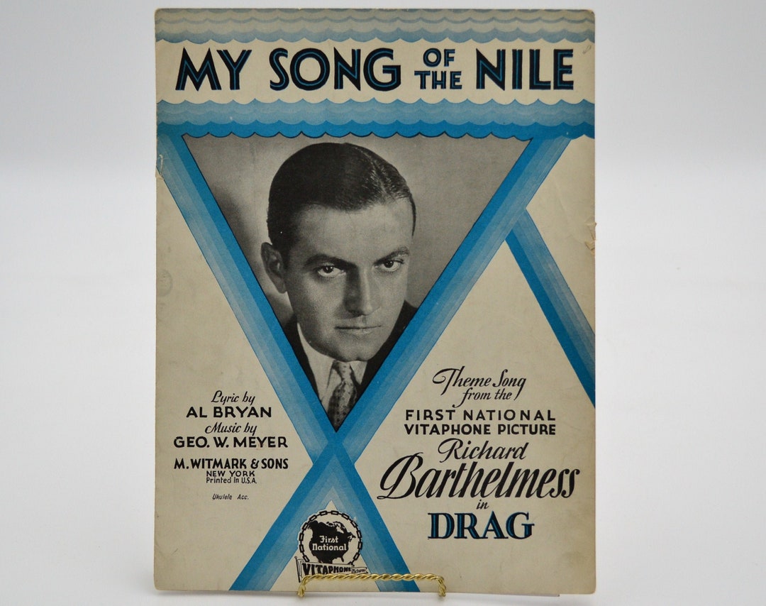 1924 Sheet Music my Song of the Nile From Richard - Etsy