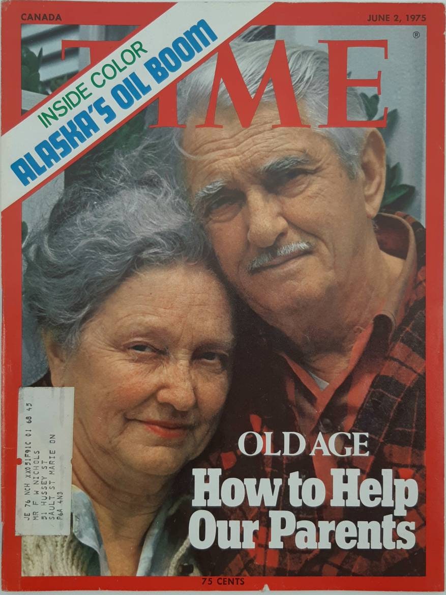 Vintage Time magazine Old Age: How to Help Our Parents | Etsy