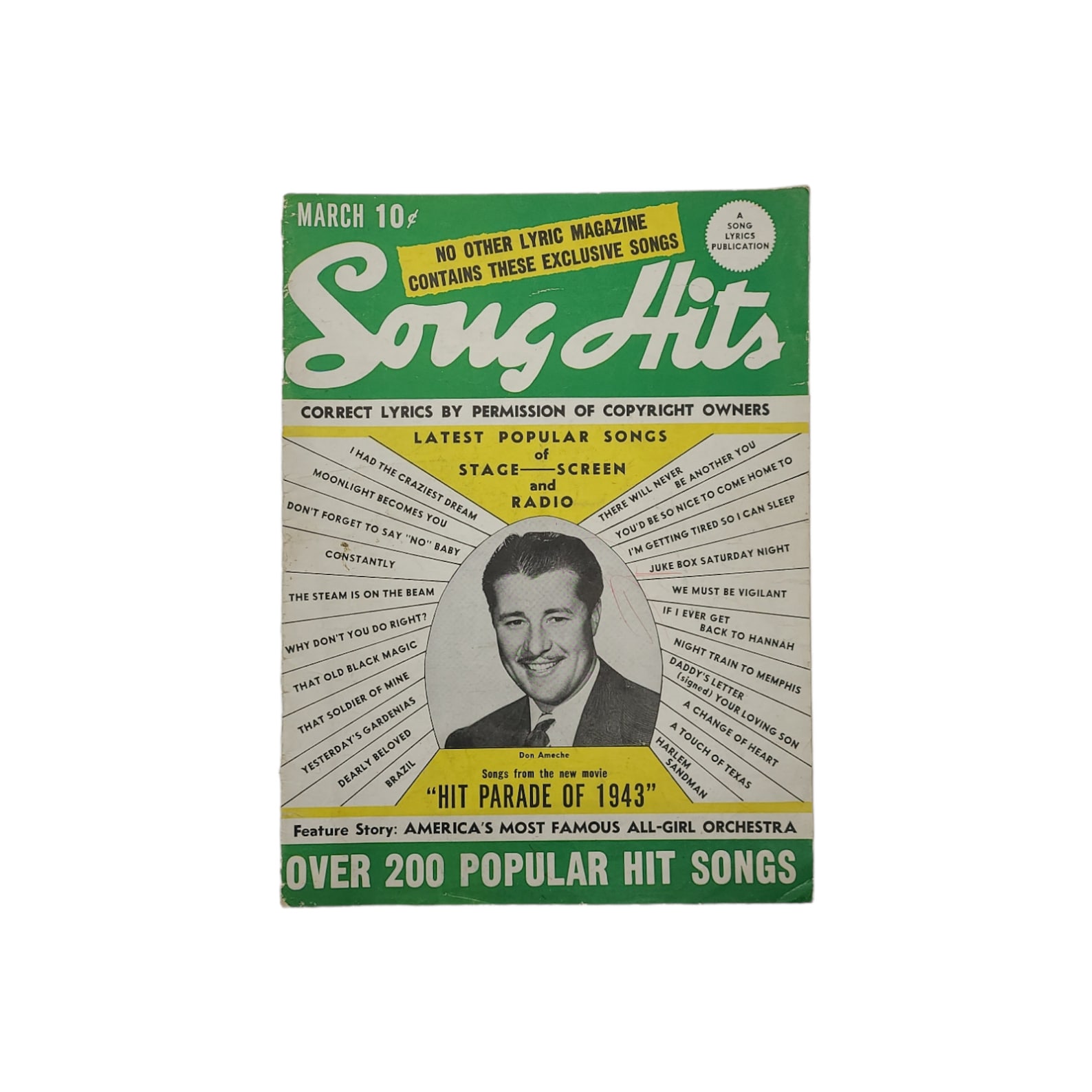 Song Hits Magazines - Lot of 8 Vintage Music Magazines, 1943-1953. Song ...