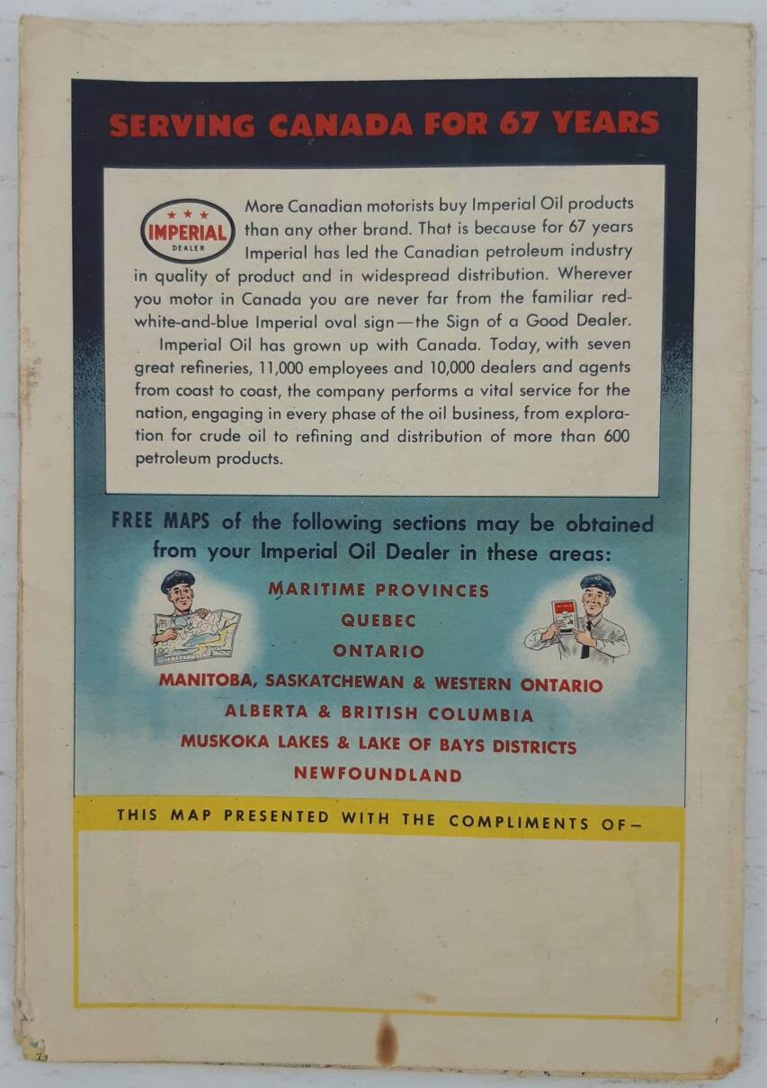 Vintage 1948 Imperial Oil Map of Quebec With Enlargements of - Etsy