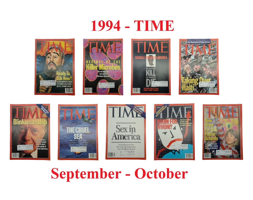 Choice of TIME Magazine – 1994 Sep-oct, Fidel Castro, Microbes ...