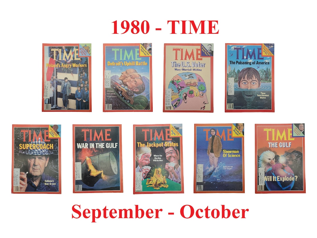 Choice of TIME Magazine 1980 Sep-oct, Poland, Auto Makers, Elections ...