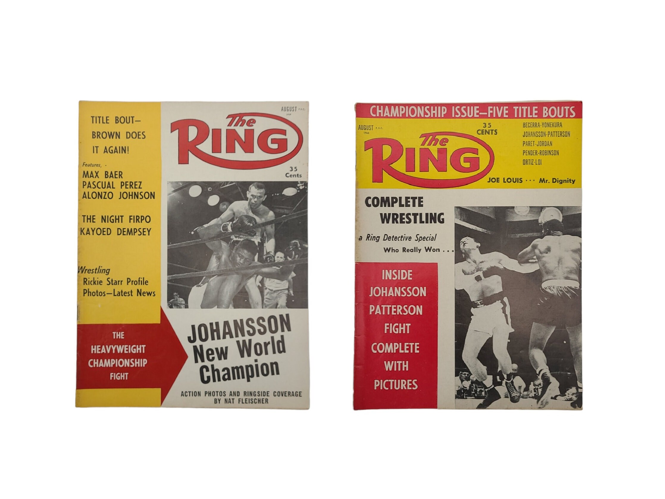 THE RING Boxing Magazines. Choice of Issues From 1948-1974. Robinson ...