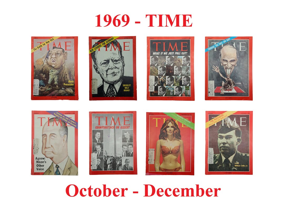Choice of TIME Magazine 1969 Oct-dec, New York, Germany, Socialist ...