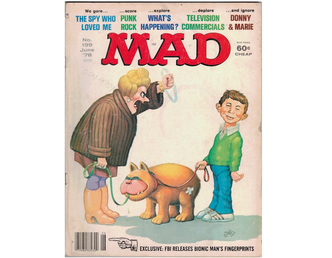 MAD Magazine No. 199 Jun '78, Dog Eating Dog Cover Issue. - Etsy