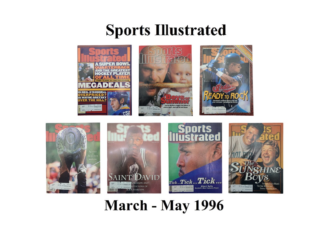 Sports Illustrated Magazines 1996 Mar-may, Football, Miami, Super Bowl ...