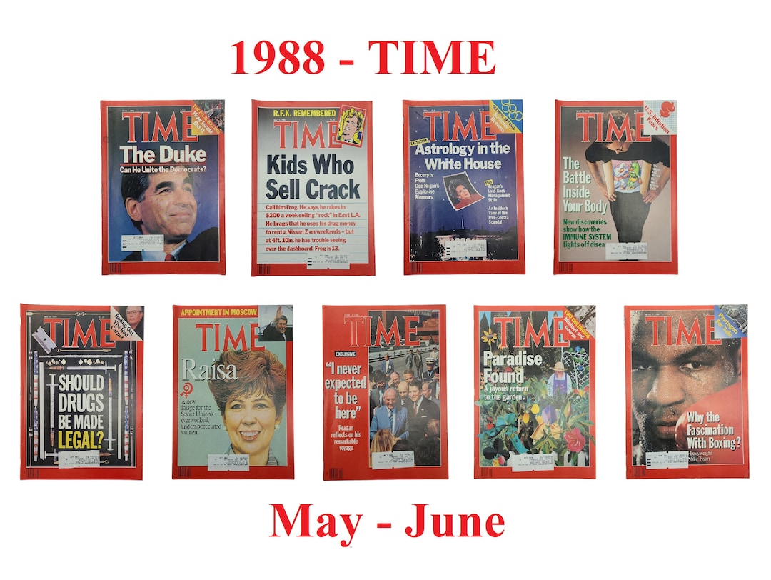 Choice of TIME Magazine – 1988 May-jun, Politics, Drugs, Astrology ...