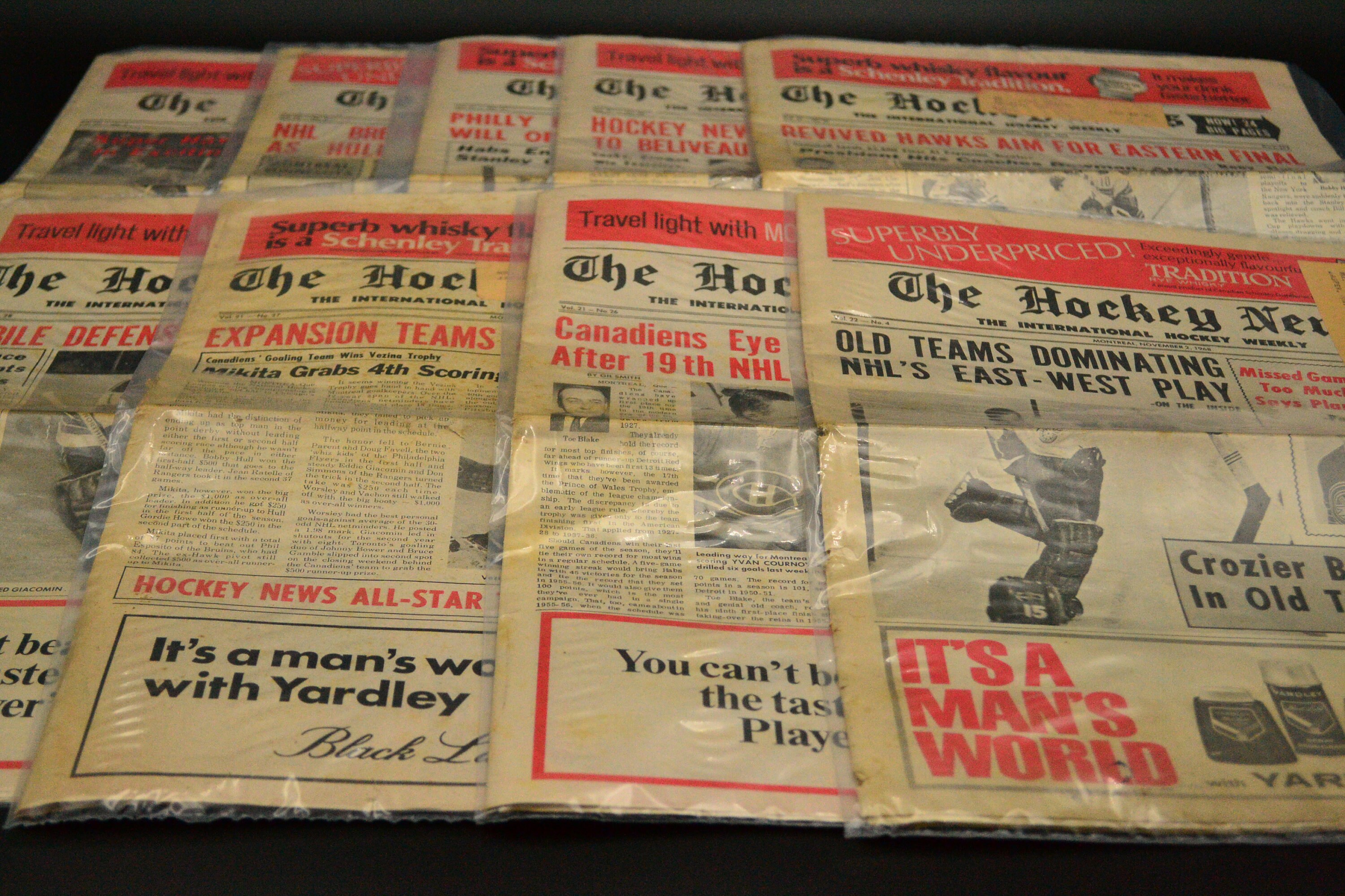 Choose From 1968 Issues of the Hockey News. Add - Etsy