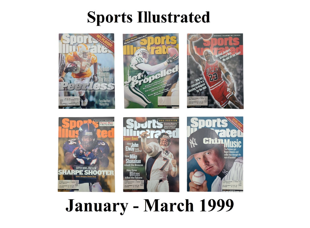 Sports Illustrated Magazines 1999 Jan-mar, Football, Texas, New York ...