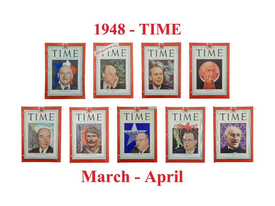 Choice of TIME Magazine – 1948 Mar-apr, France, Religion, Politics ...