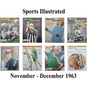 Sports Illustrated Magazines 1963 Nov-dec, Football, Skiing, Vermont ...