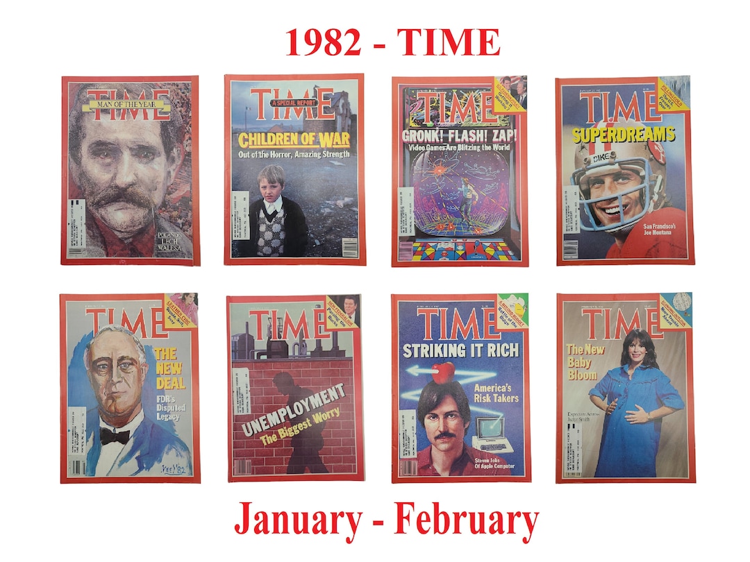 Choice of TIME Magazine – 1982 Jan-feb, Man of the Year, Lech Walesa ...
