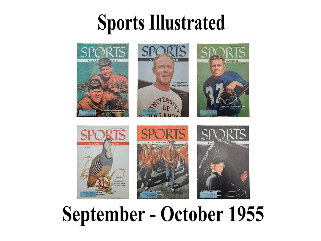 Sports Illustrated Magazines 1955 Sep-oct, Spear Fishing, University of ...