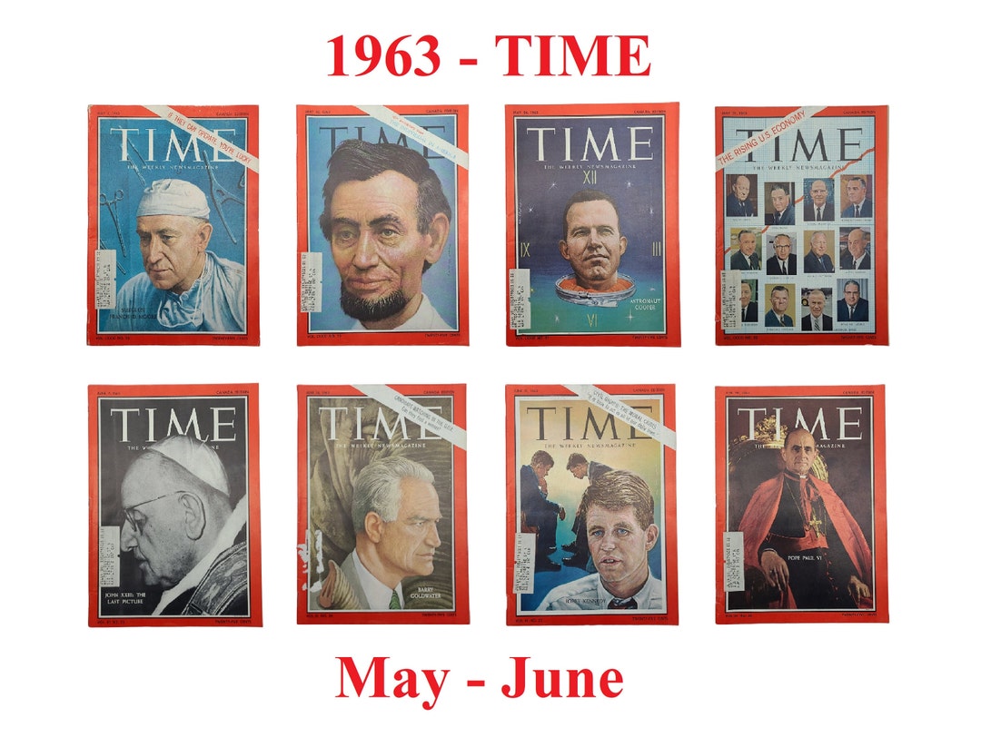 Choice of TIME Magazine – 1963 May-jun, Medical, Lincoln, Astronaut, US ...