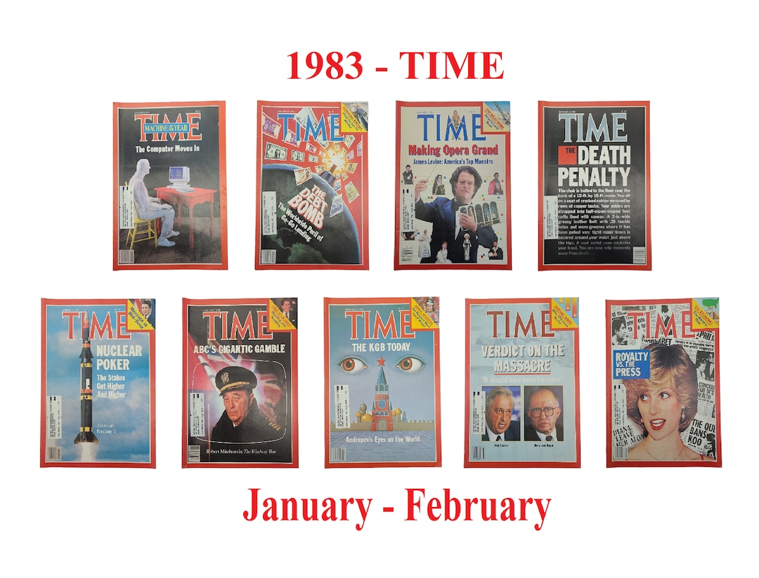 Choice of TIME Magazine – 1983 Jan-feb, Machine of the Year, Computer ...