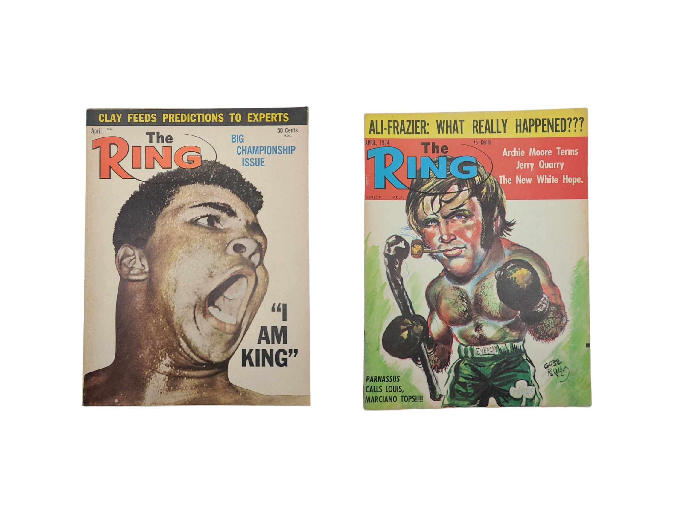 THE RING Boxing Magazines. Choice of Issues From 1948-1974. Robinson ...