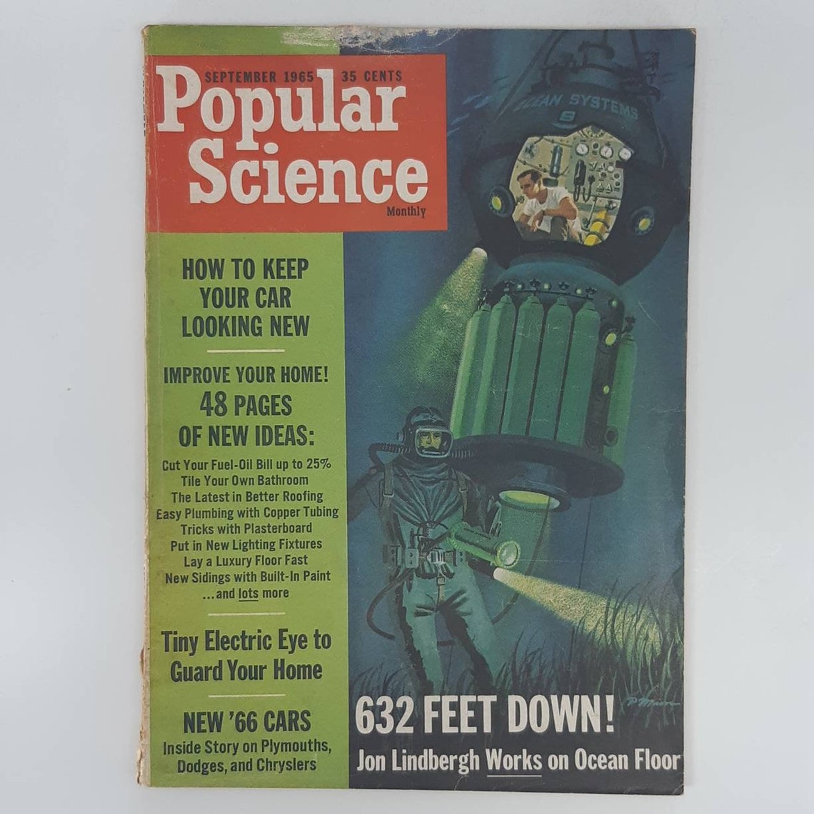 Vintage Popular Science magazine September 1965. | Etsy
