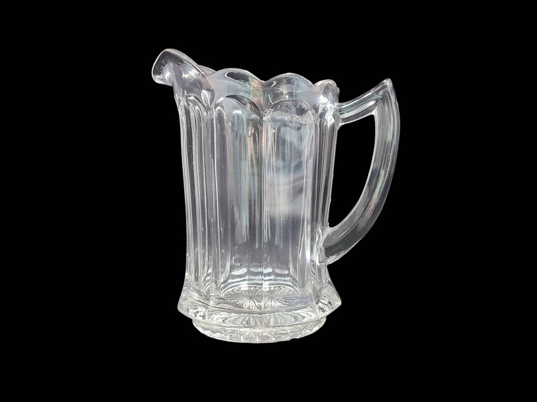 EAPG Pure Colonial by Imperial Glass Heavy Glass Paneled Pitcher With ...