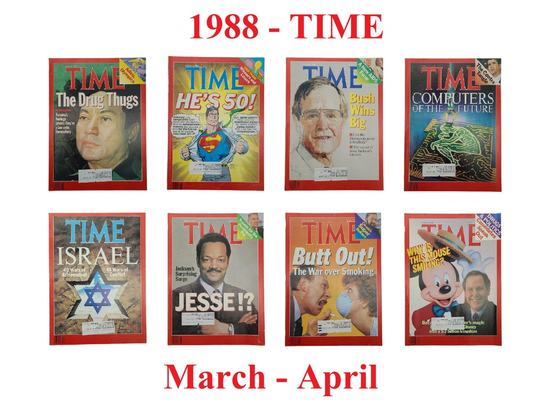 Choice of TIME Magazine – 1988 Mar-apr, Panama, Superman, George Bush ...