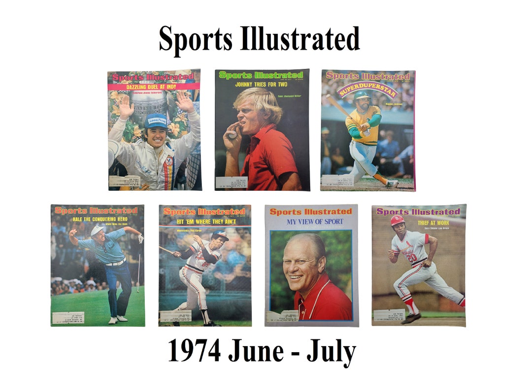 Sports Illustrated Magazines 1974 Jun-jul, Indy Racing, Golf, U.S. Open ...