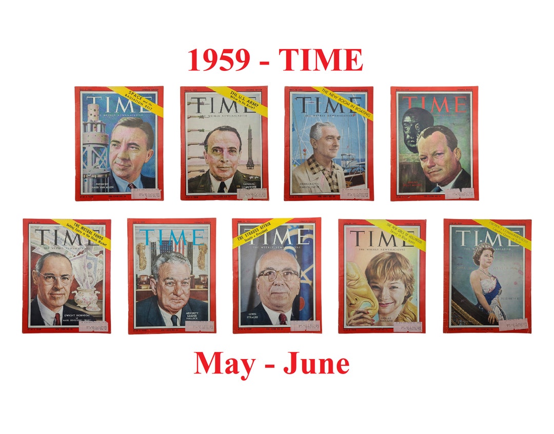 Choice of TIME Magazine – 1959 May-jun, Physicist, Space, US Army ...