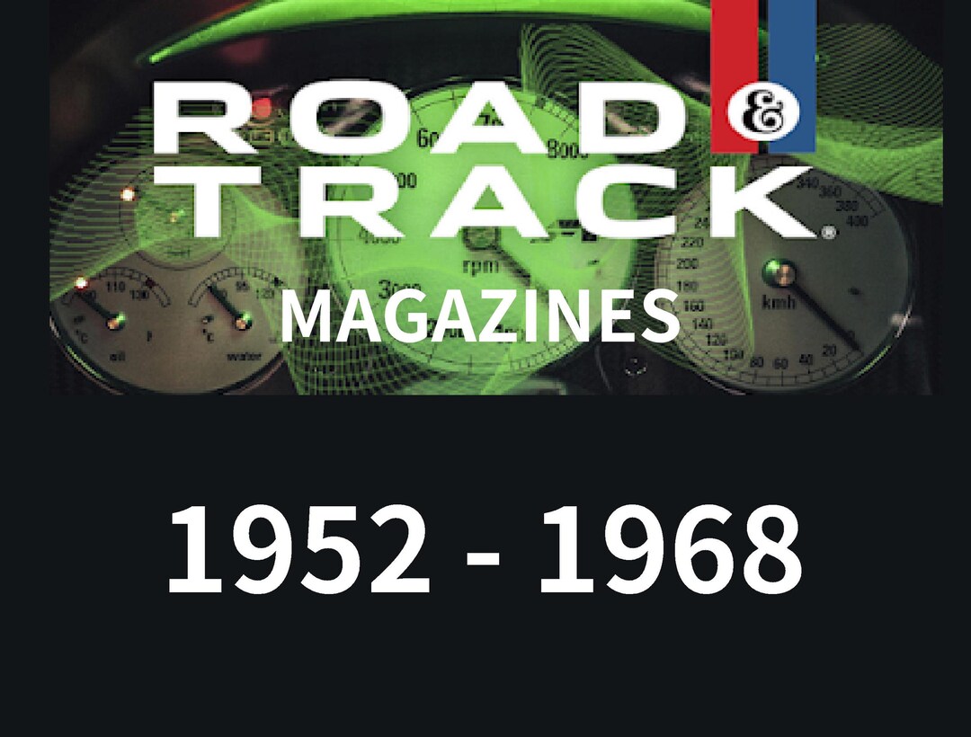 Original 1952-1968 Road & Track Magazines. Choose Issues You Like From ...