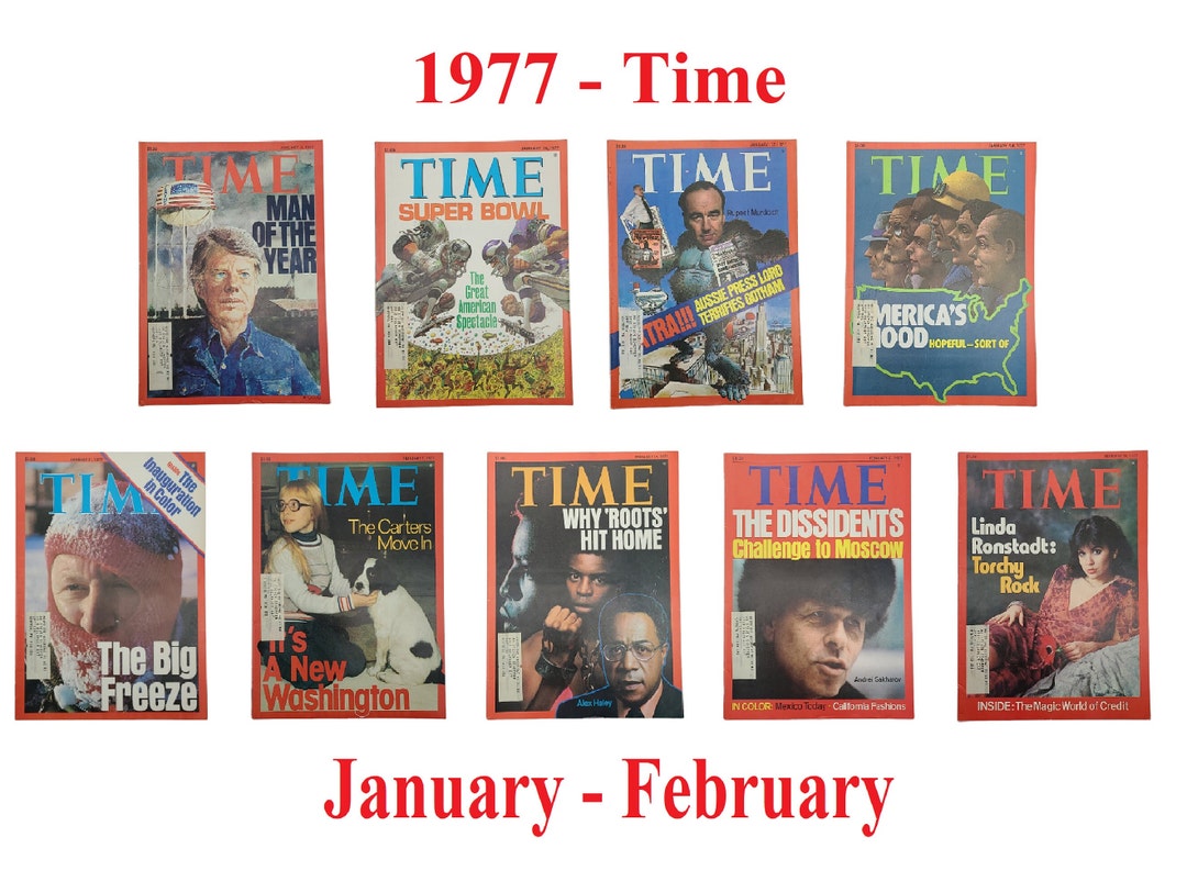 Choice of TIME Magazine – 1977 Jan-feb, Man of the Year, Jimmy Carter ...