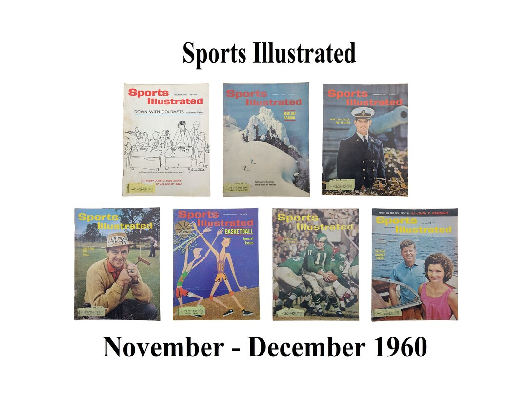 Sports Illustrated Magazines 1960 Nov-dec, Golf, Ski Season, Navy ...