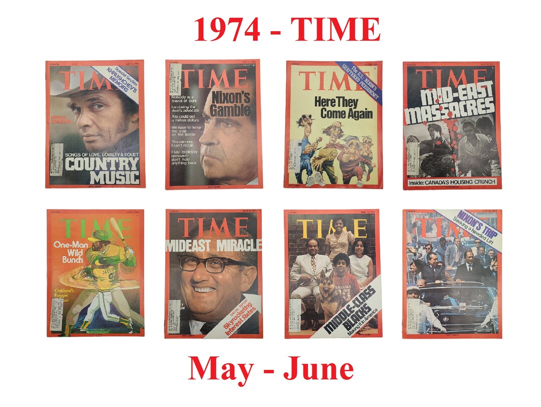 Choice of TIME Magazine – 1974 May-jun, Country Music, Nixon, Pierre ...