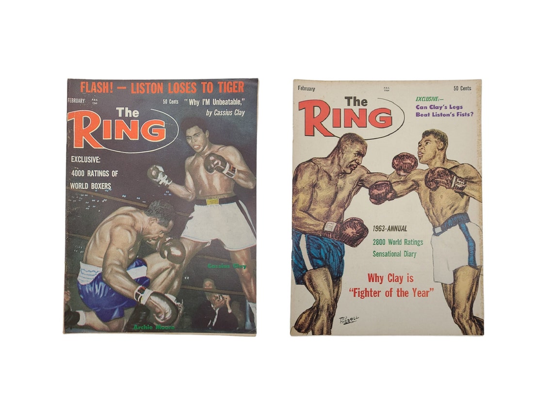 THE RING Boxing Magazines. Choice of Issues From 1948-1974. Robinson ...