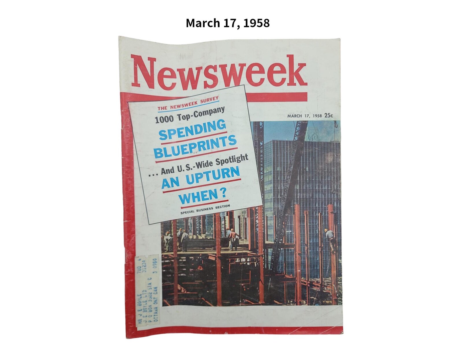 Newsweek Magazine - Choose From Original Vintage Issues From the 1950's ...