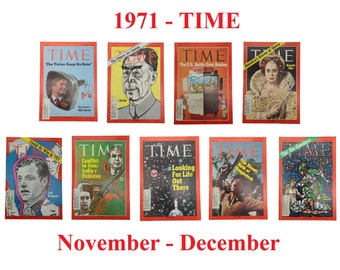 1971 Time Magazine - Etsy
