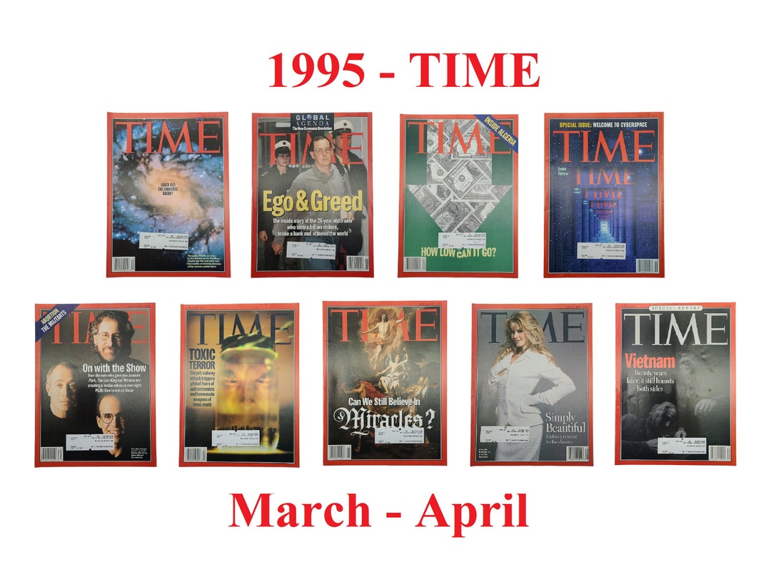 Choice of TIME Magazine – 1995 Mar-apr, Hubble Telescope, Securities ...
