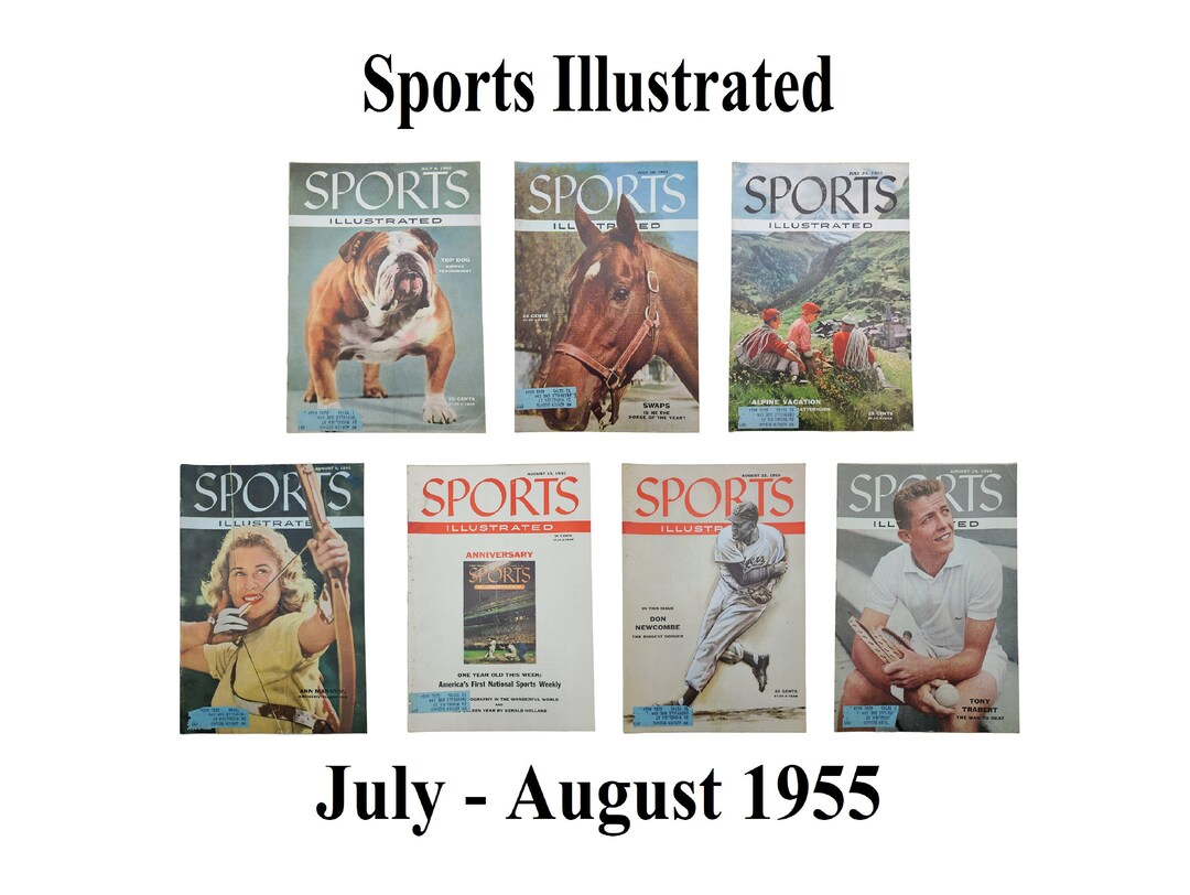 Sports Illustrated Magazines 1955 Jul-aug, Dog Show, Horse Race ...