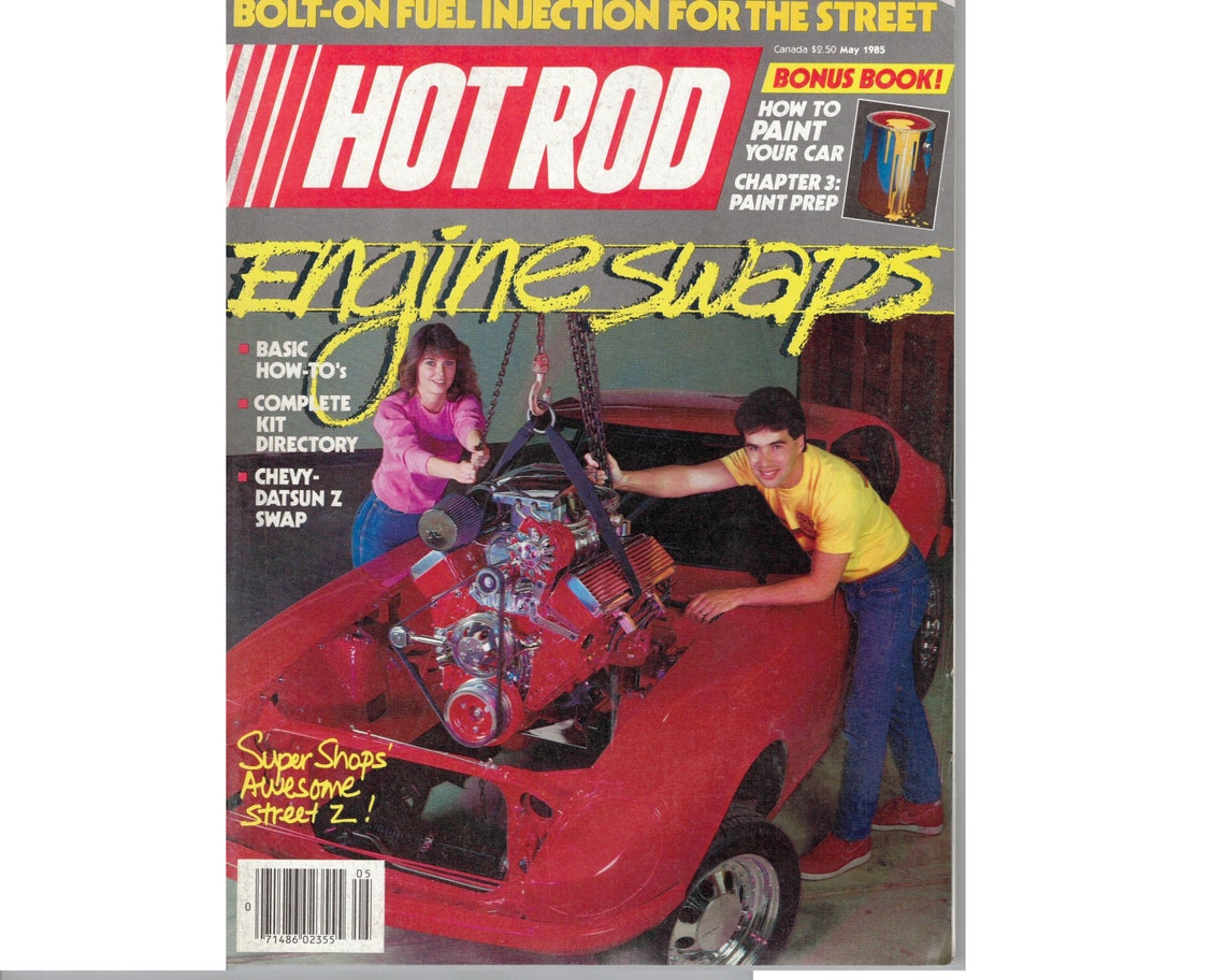 Hot Rod Magazine engine Swaps May 1985. - Etsy