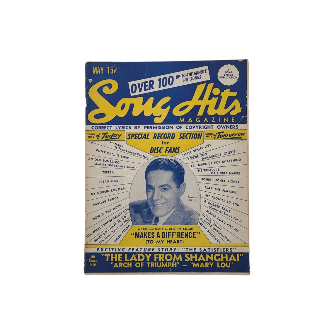 Song Hits Magazines - Lot of 8 Vintage Music Magazines, 1943-1953. Song ...