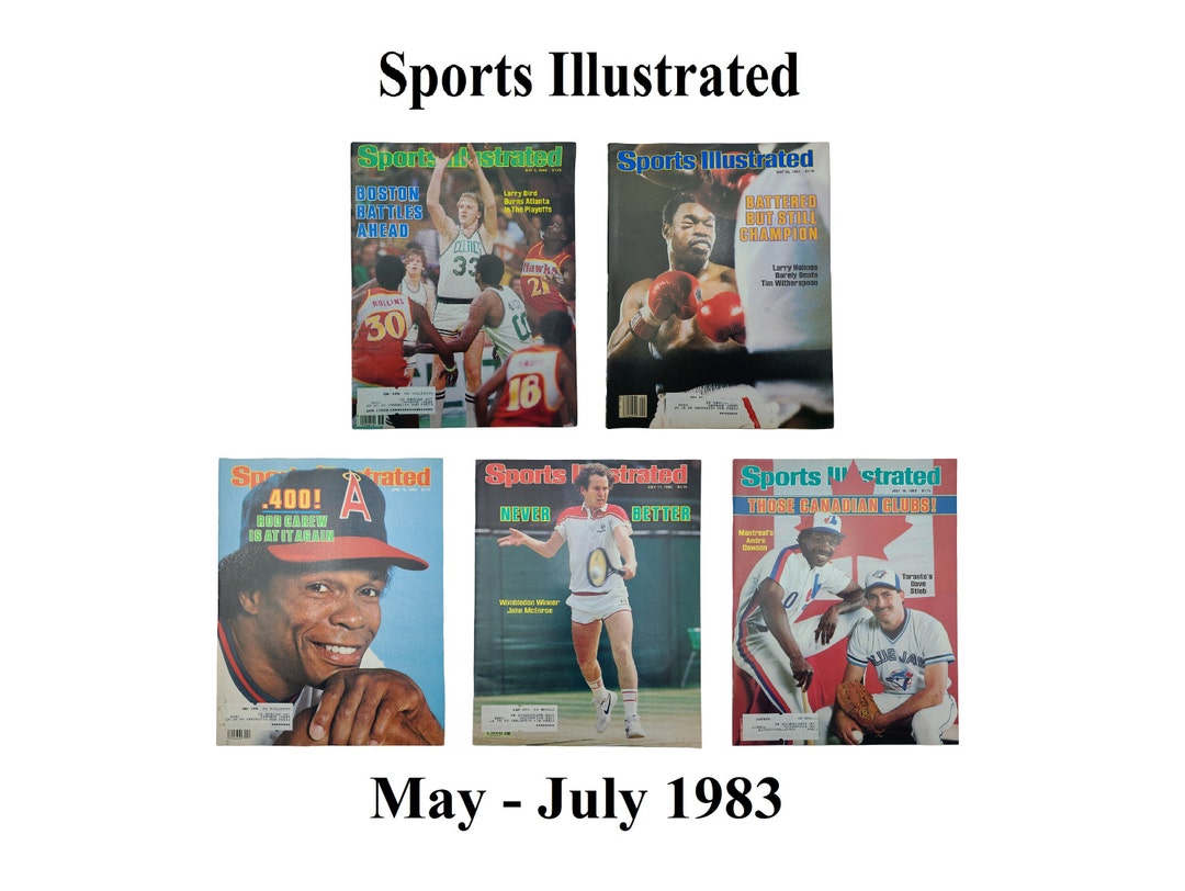 Sports Illustrated Magazines 1983 May-jul, Basketball, Celtics, Boxing ...
