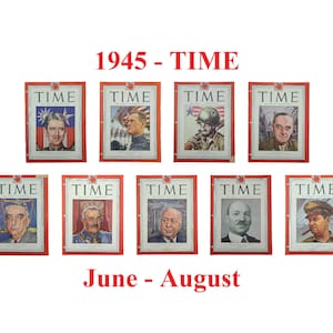 Choice of TIME Magazine – 1945 Jun-aug, Military, China, West Point, GI ...
