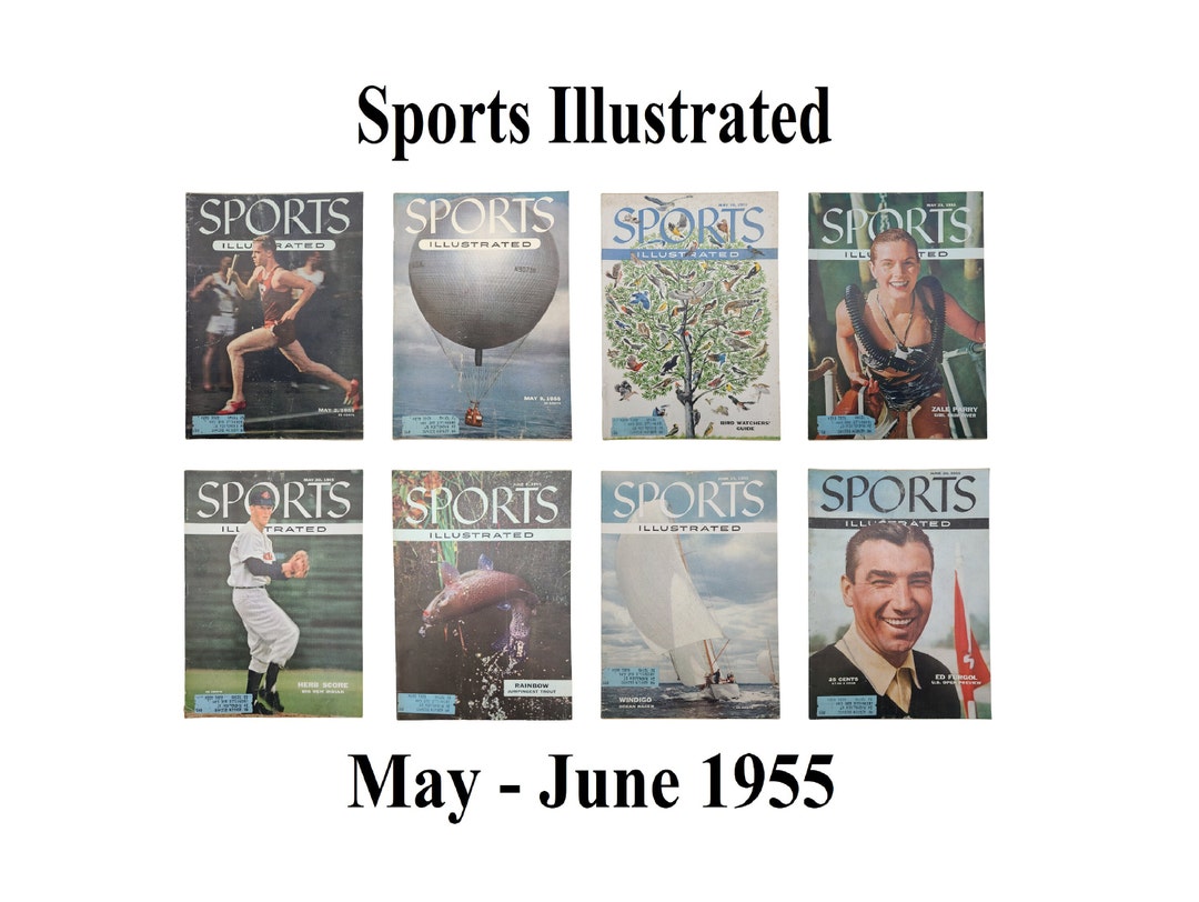 Sports Illustrated Magazines 1955 May-jun, Track and Field, Hot Air ...