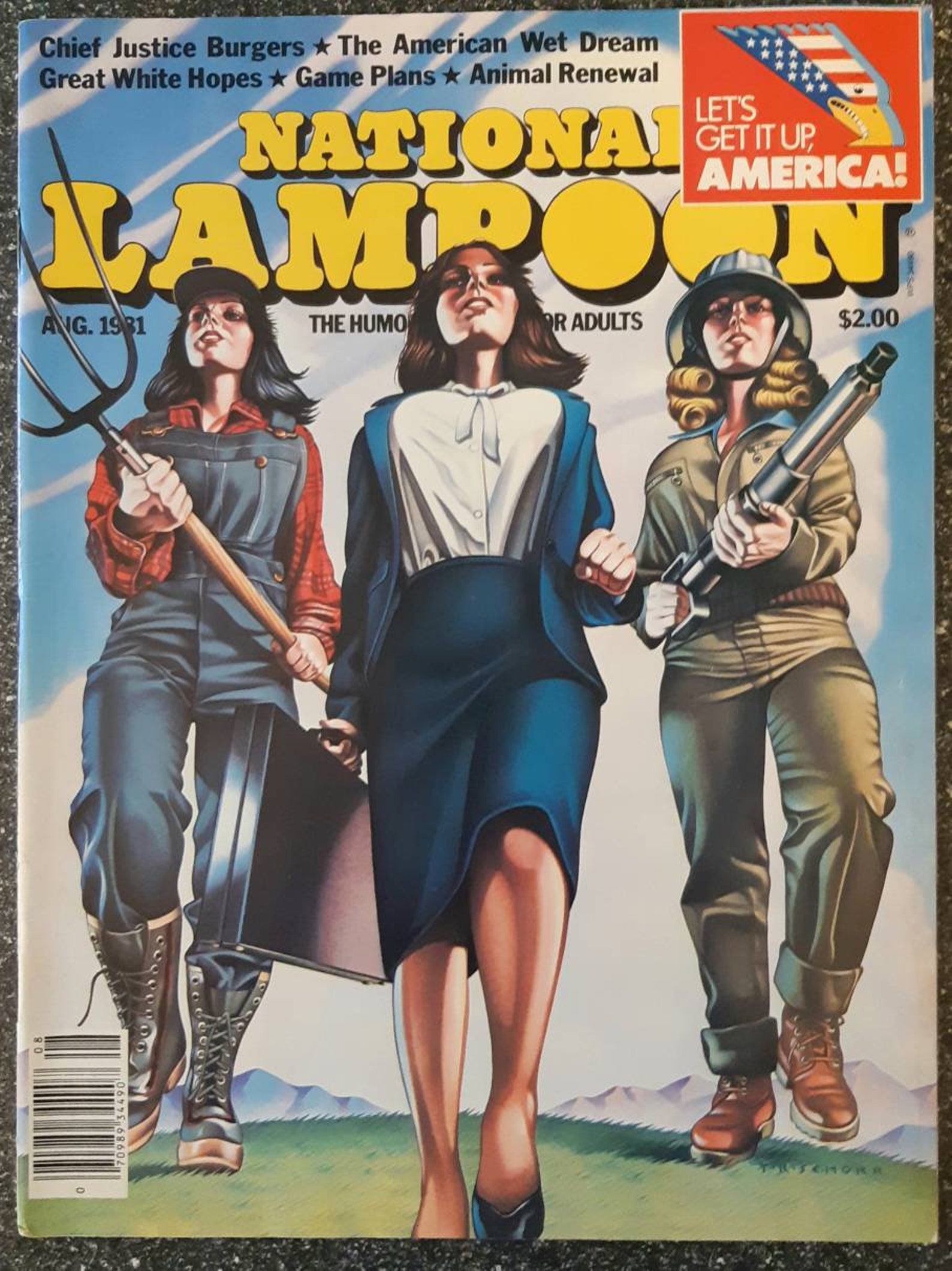 Vintage National Lampoon adult humor magazine August 1981. | Etsy