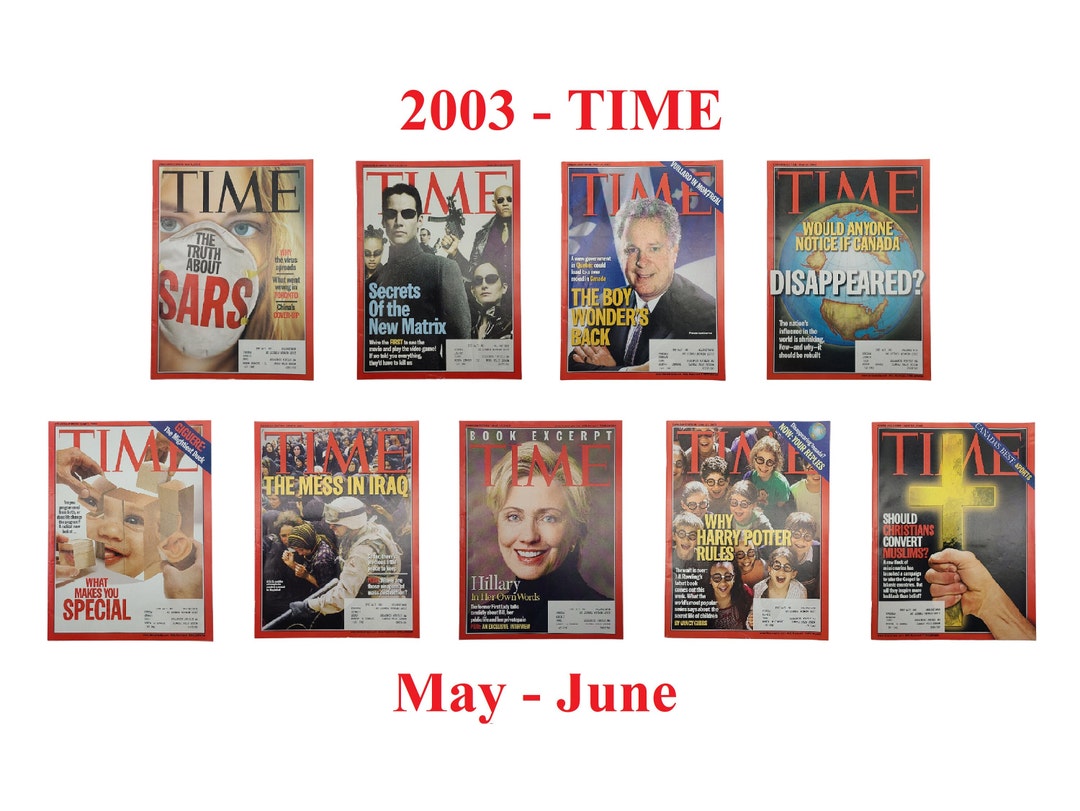 Choice of TIME Magazine – 2003 May-jun, SARS, the Matrix, Quebec ...