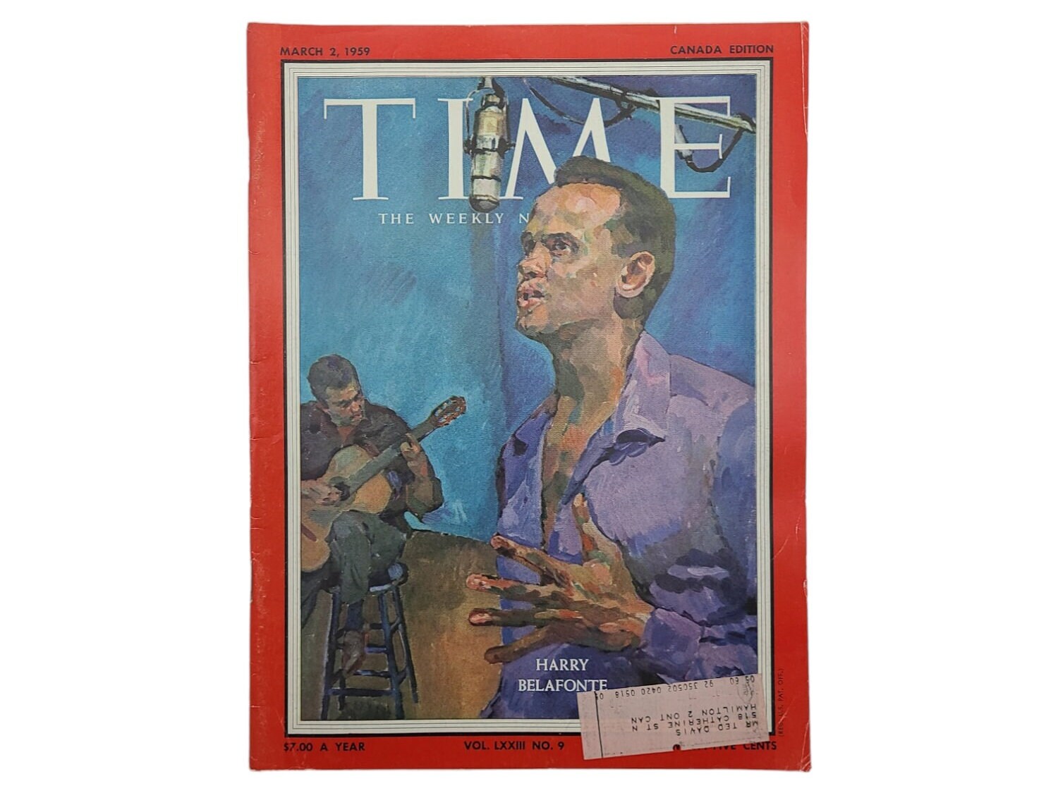 Choice of TIME Magazine – 1959 Mar-apr, Harry Belafonte, Music, Farming ...