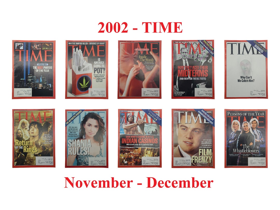 Choice of TIME Magazine 2002 Nov-dec, Persons of the Year, Photos ...