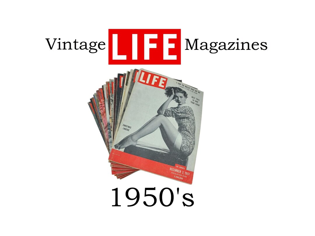 LIFE Magazines. Choose From Our Vintage 1950's LIFE Magazines ...