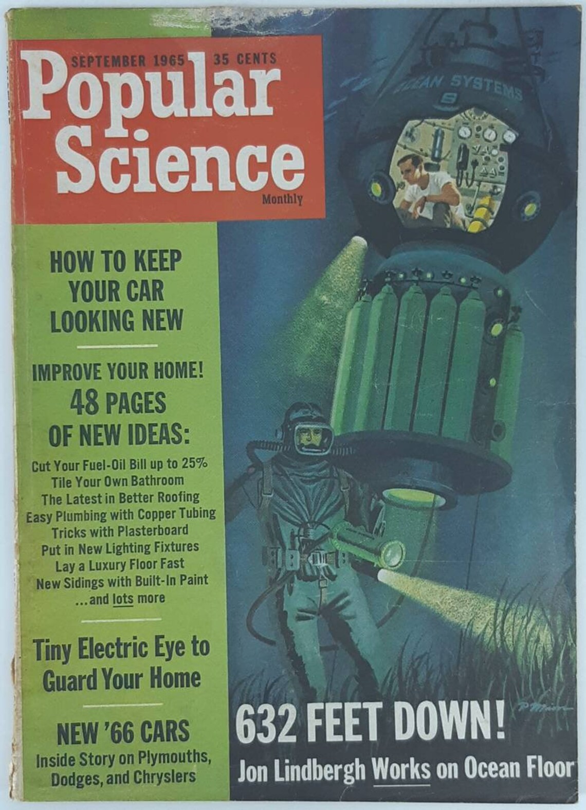 Vintage Popular Science magazine September 1965. | Etsy